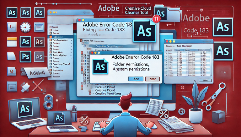 Adobe Error Code 183- How to Fix- Easy Guide