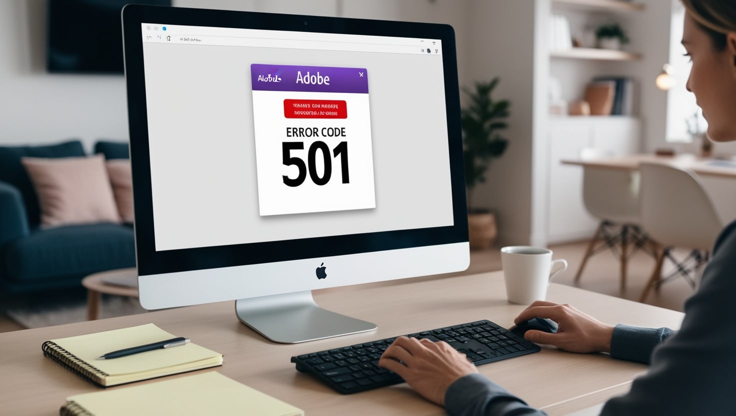 Adobe Error Code 501 - How to Fix - Easy Guide
